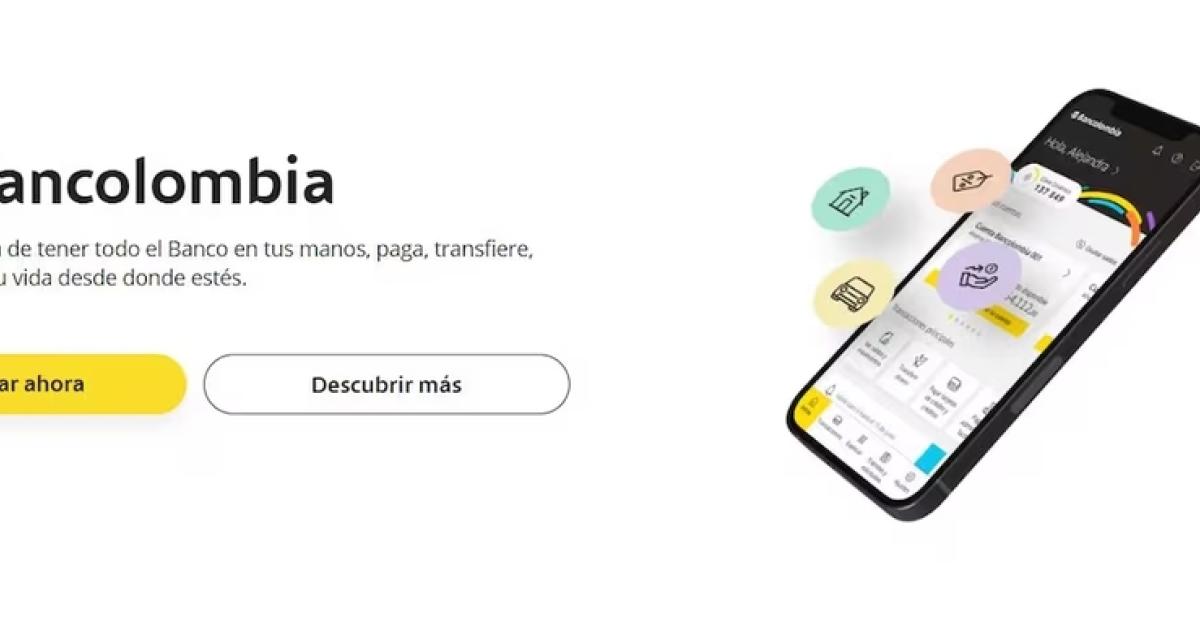 Paso a paso para descargar la nueva aplicación de Bancolombia